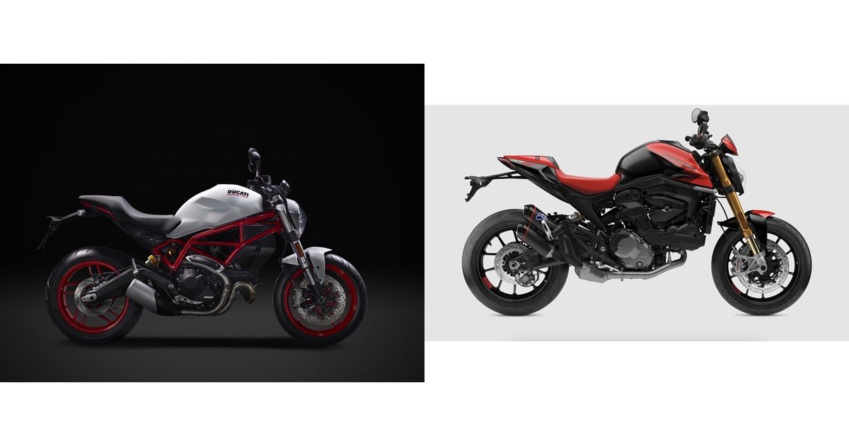 Ducati Monster 797 2020 vs Ducati Monster SP 2024