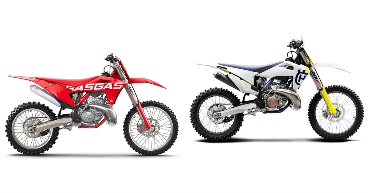 Comparaison des motos GASGAS MC 250 2022 VS. Husqvarna TC 250 2019