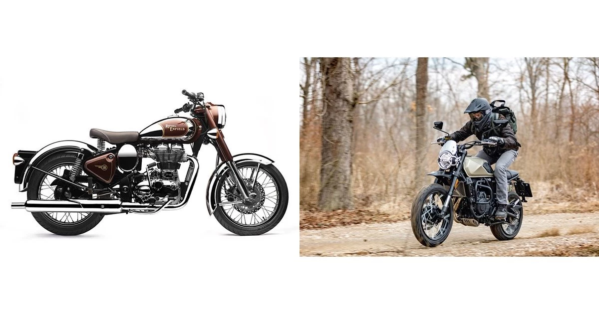 Motorrad Vergleich Royal Enfield Bullet 500 Classic Chrome 2014 vs ...