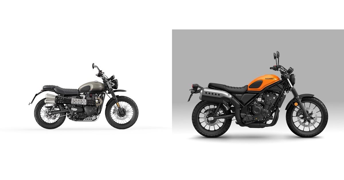 Motorrad Vergleich Triumph Street Scrambler Sandstorm Edition 2021 vs ...