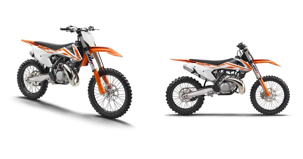Comparaison des motos KTM 125 SX 2017 VS. KTM 250 SX 2017