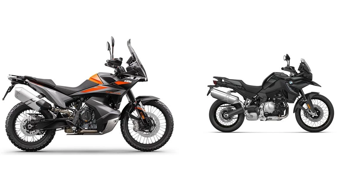 Motorrad Vergleich KTM 890 Adventure 2023 vs. BMW F 850 GS 2022