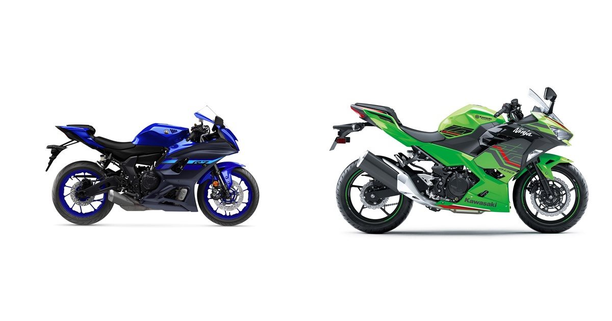Yamaha R7 2024 vs Kawasaki Ninja 400 2023