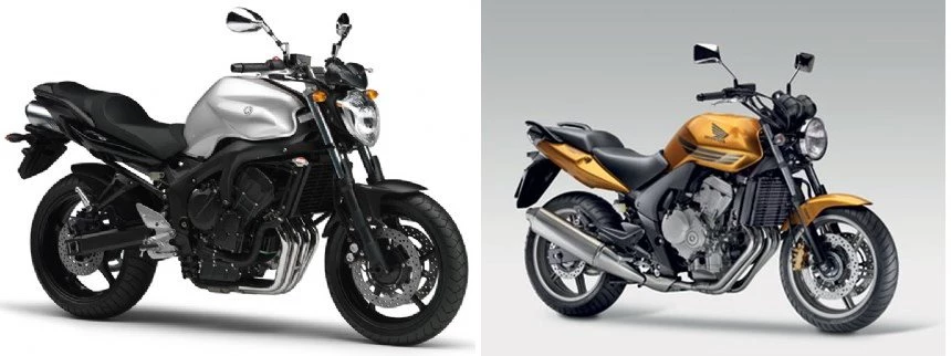 Motorrad Vergleich Yamaha FZ6-N S2 2009 vs. Honda CBF 600 2009