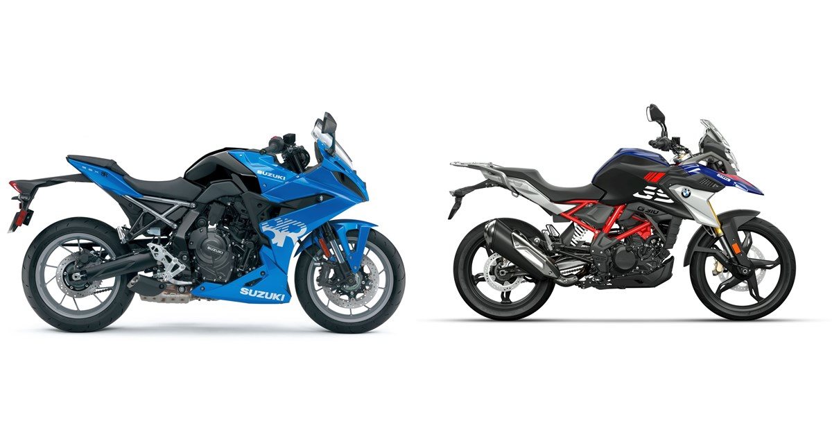 Suzuki GSX-8R 2024 vs BMW G 310 GS 2021