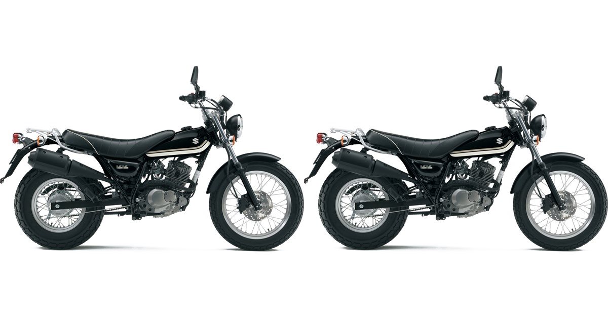Motorrad Vergleich Suzuki VanVan 125 2016 vs. Suzuki VanVan 125 2017