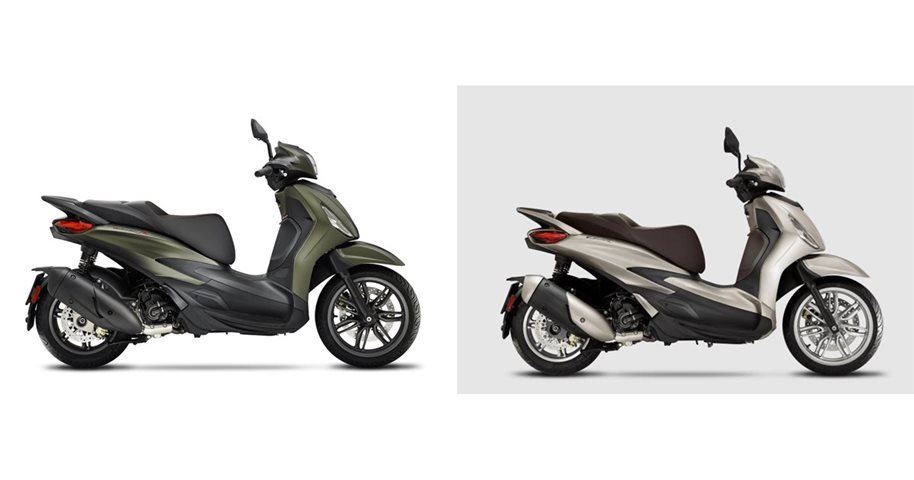 Motorrad Vergleich Piaggio Beverly 300 S 2024 Vs Piaggio Beverly 300 2024
