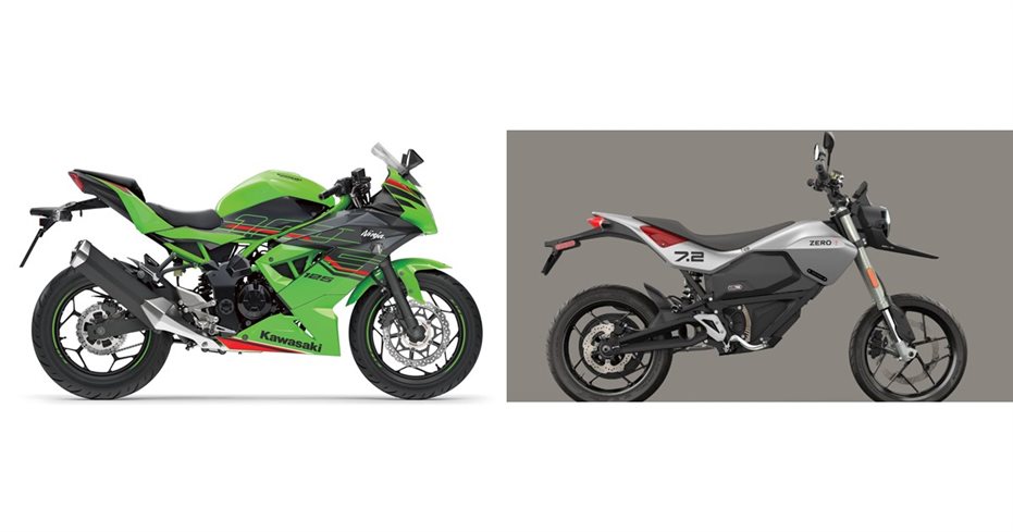 Kawasaki Ninja 125 2024 vs Zero FXE 2022