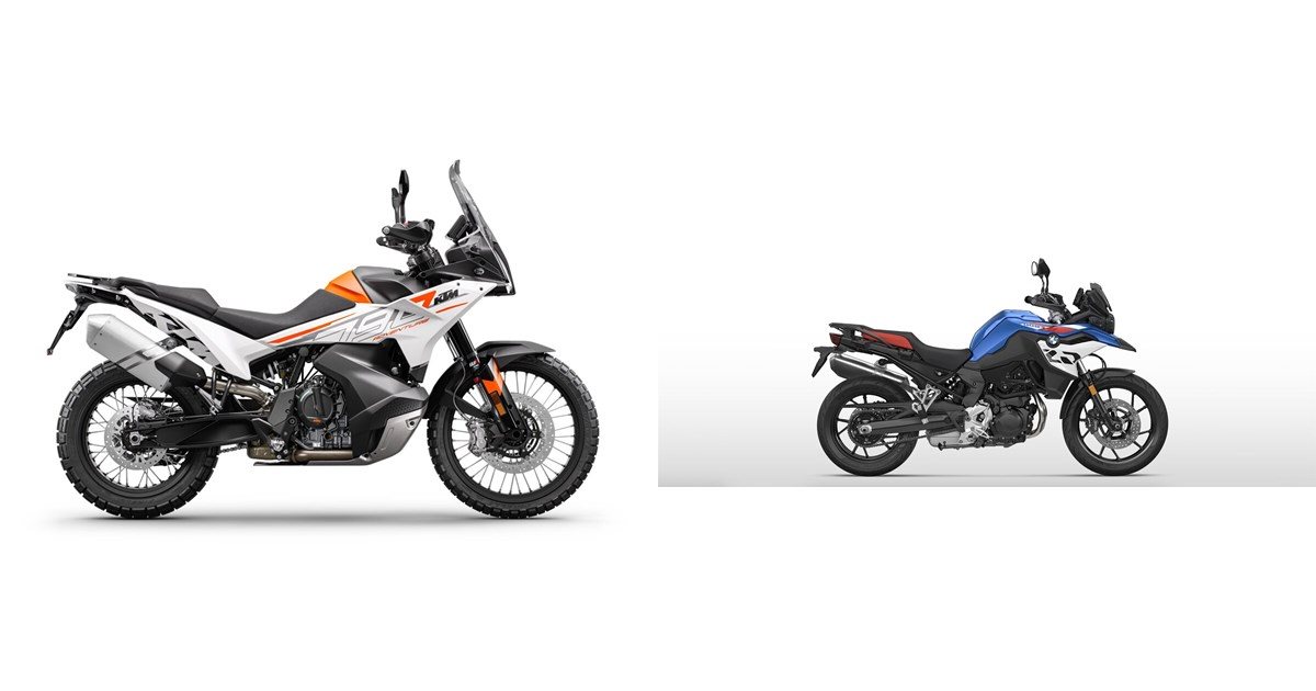 KTM 790 Adventure 2024 vs BMW F 800 GS 2024