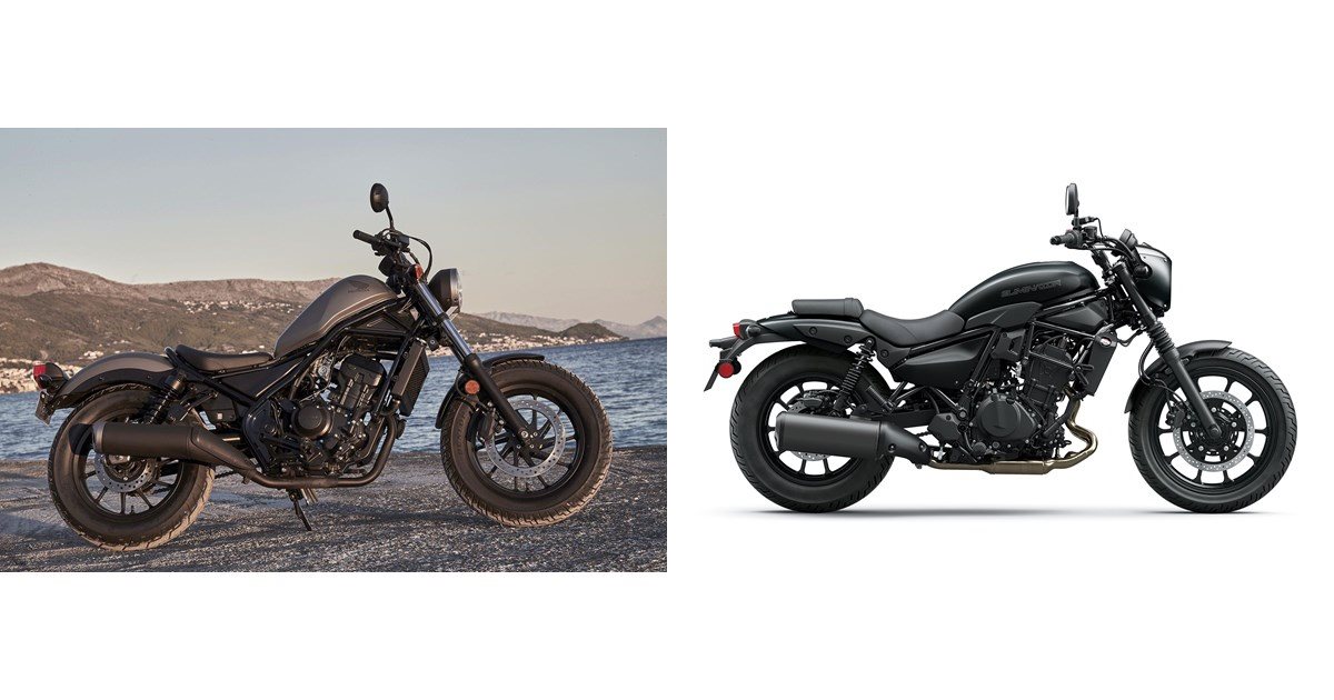 Honda CMX500 Rebel 2017 vs Kawasaki Eliminator 500 SE 2024