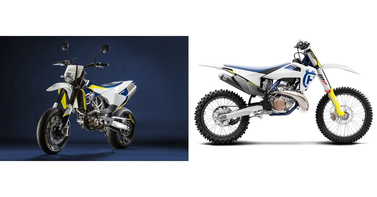 Husqvarna 701 Supermoto 2015 vs Husqvarna TC 250 2020