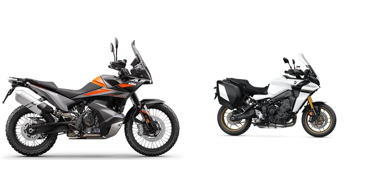 Motorrad Vergleich KTM 890 Adventure 2024 vs. Yamaha Tracer 9 GT 2024