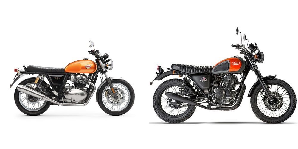 Royal Enfield Interceptor 650 2020 vs Mash Scrambler 400 2022