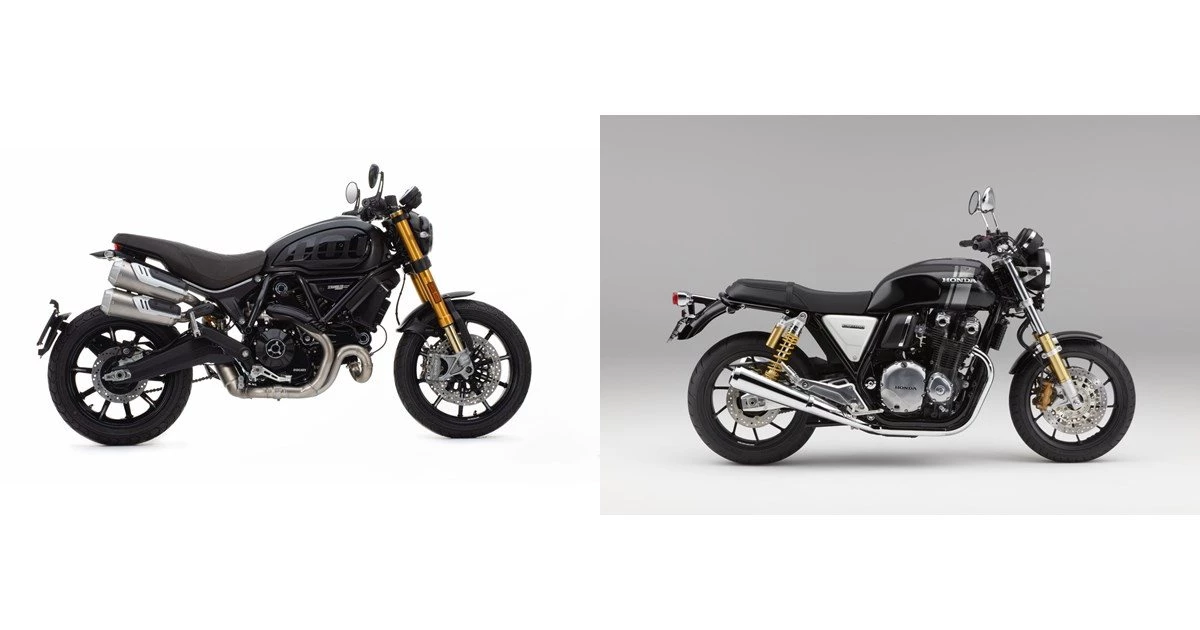 Motorrad Vergleich Ducati Scrambler 1100 Sport PRO 2020 vs. Honda ...
