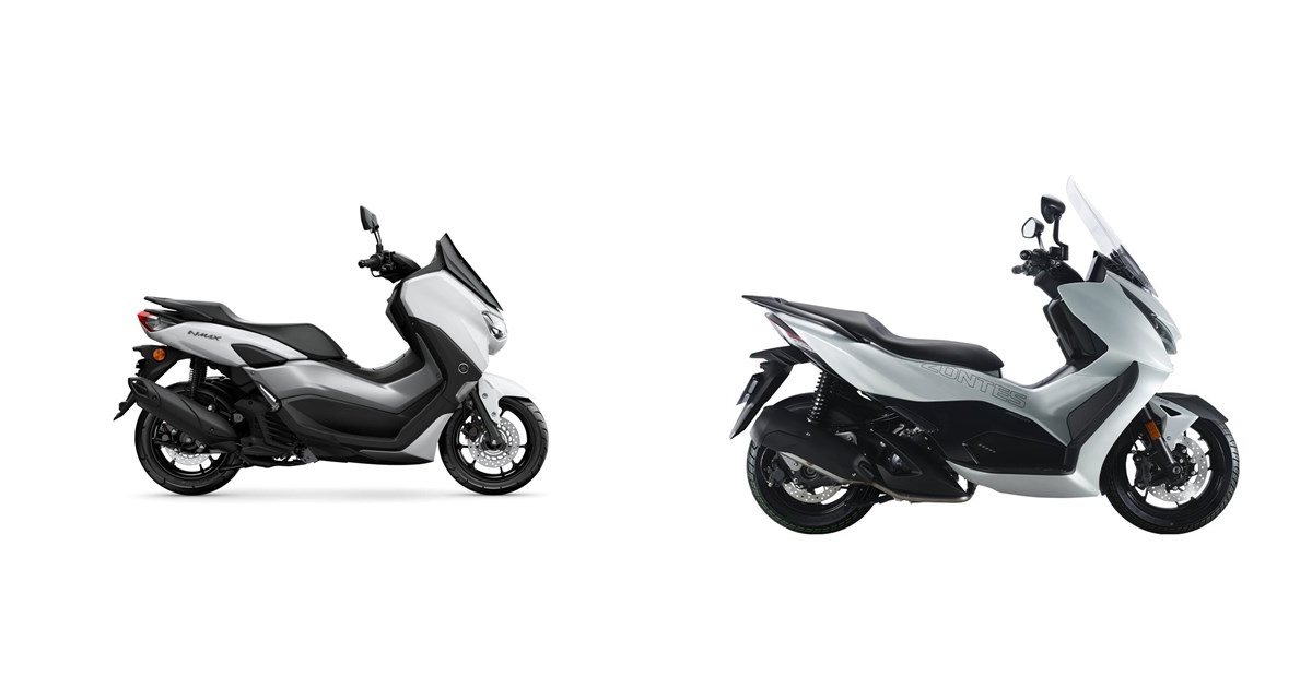 Yamaha NMAX 125 2022 vs Zontes 350 D 2023