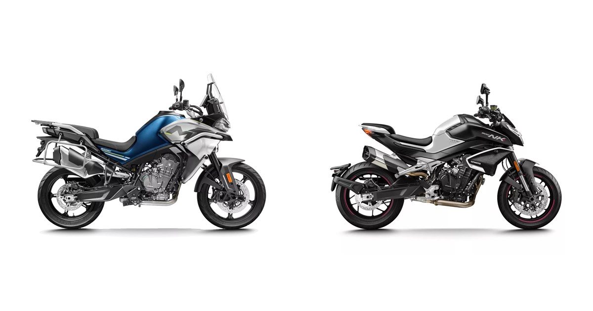Motorrad Vergleich CFMOTO 800MT Sport 2023 vs. CFMOTO 800NK Sport 2023