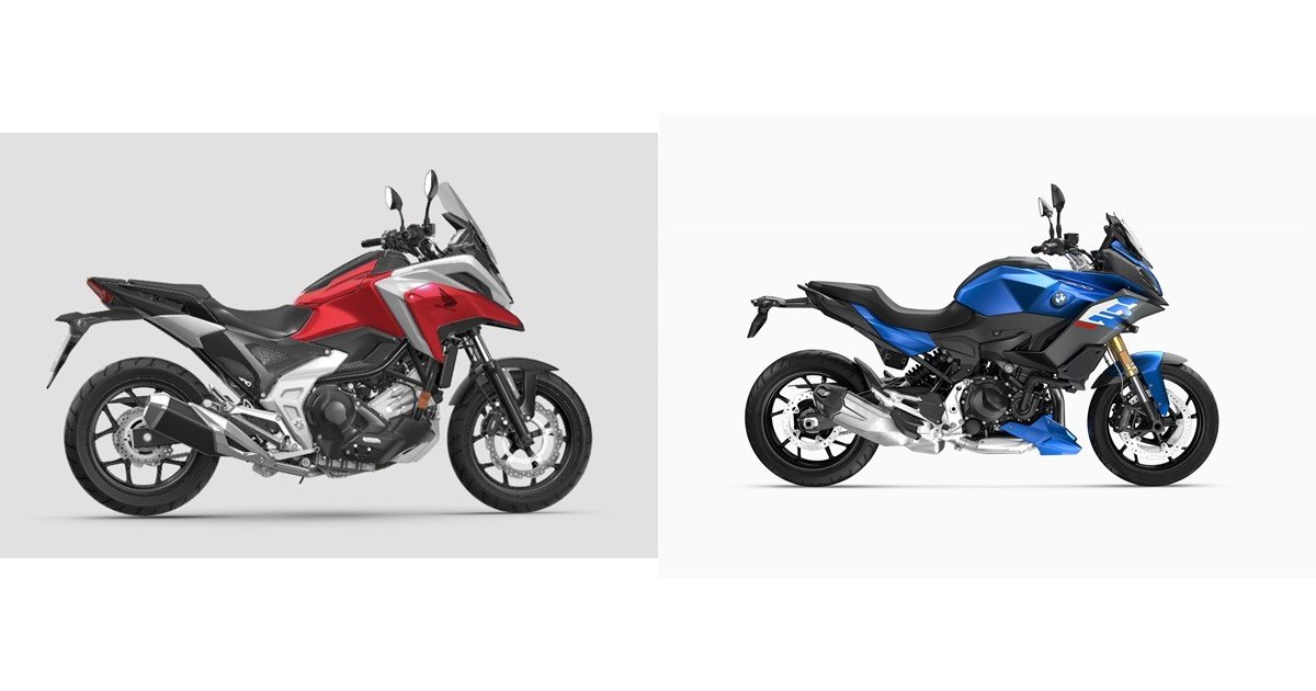 Motorrad Vergleich Honda NC750X DCT 2024 vs. BMW F 900 XR 2024