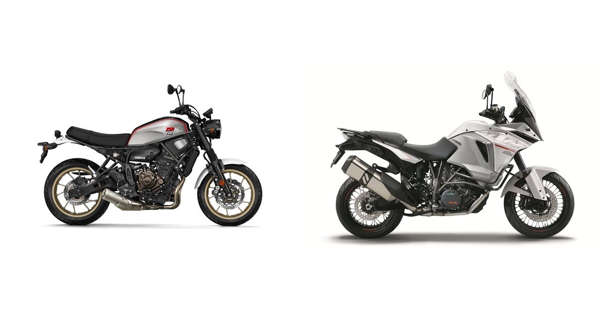 Yamaha XSR700 XTribute 2021 vs KTM 1290 Super Adventure 2015