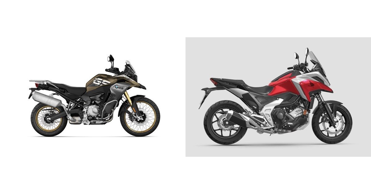 Motorrad Vergleich BMW F 850 GS Adventure 2023 vs. Honda NC750X DCT 2024