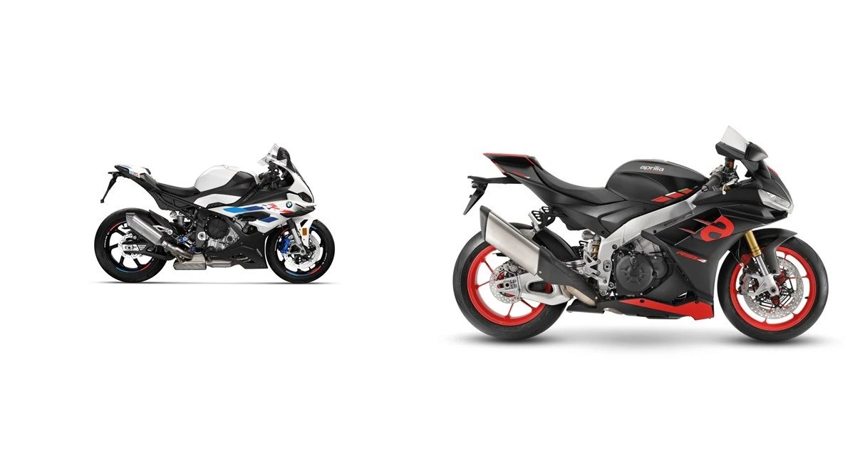 Motorrad Vergleich BMW S 1000 RR 2024 vs. Aprilia RSV4 1100 2024