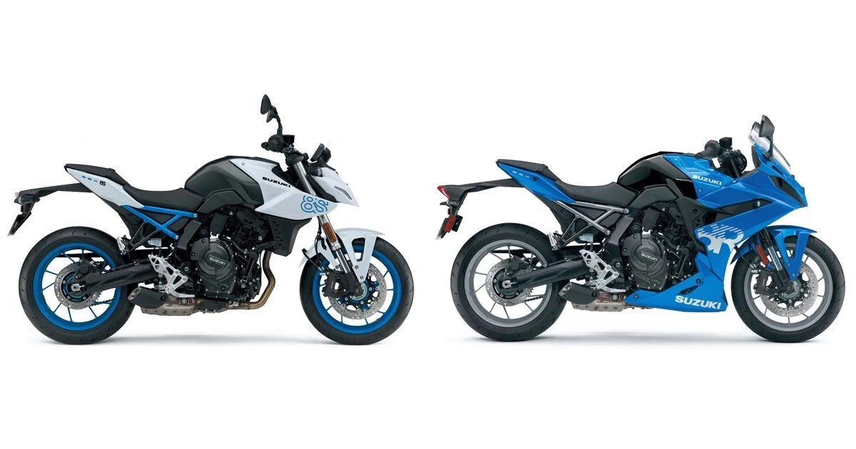 Motorrad Vergleich Suzuki GSX-8S 2024 vs. Suzuki GSX-8R 2024