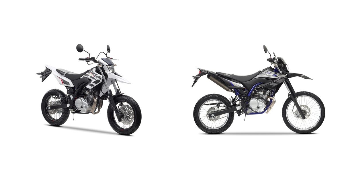 Motorrad Vergleich Yamaha WR 125 X 2013 vs. Yamaha WR125R 2016