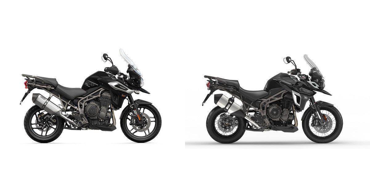 Motorrad Vergleich Triumph Tiger 1200 XRT 2019 vs. Triumph Tiger ...