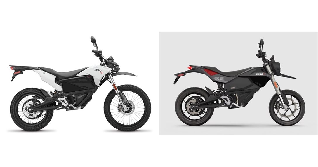 Motorrad Vergleich Zero FX 2018 vs. Zero FXE 2023