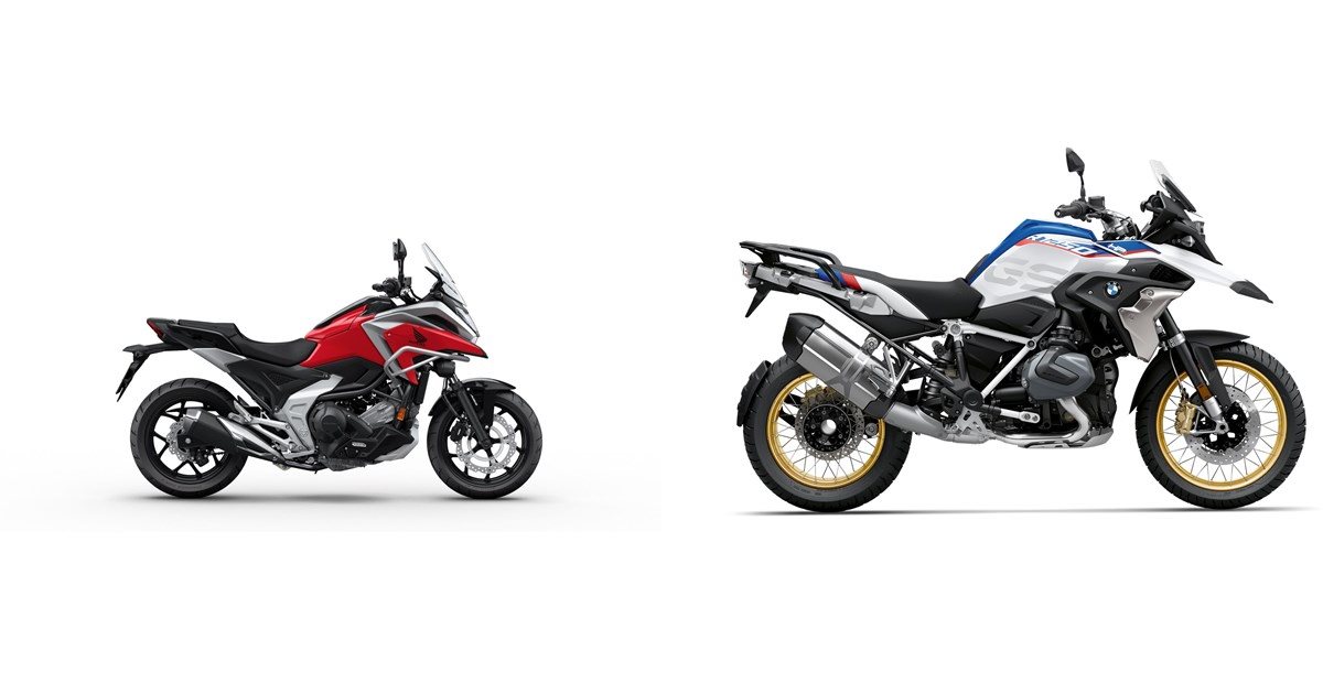 Motorrad Vergleich Honda NC750X DCT 2022 vs. BMW R 1250 GS 2019