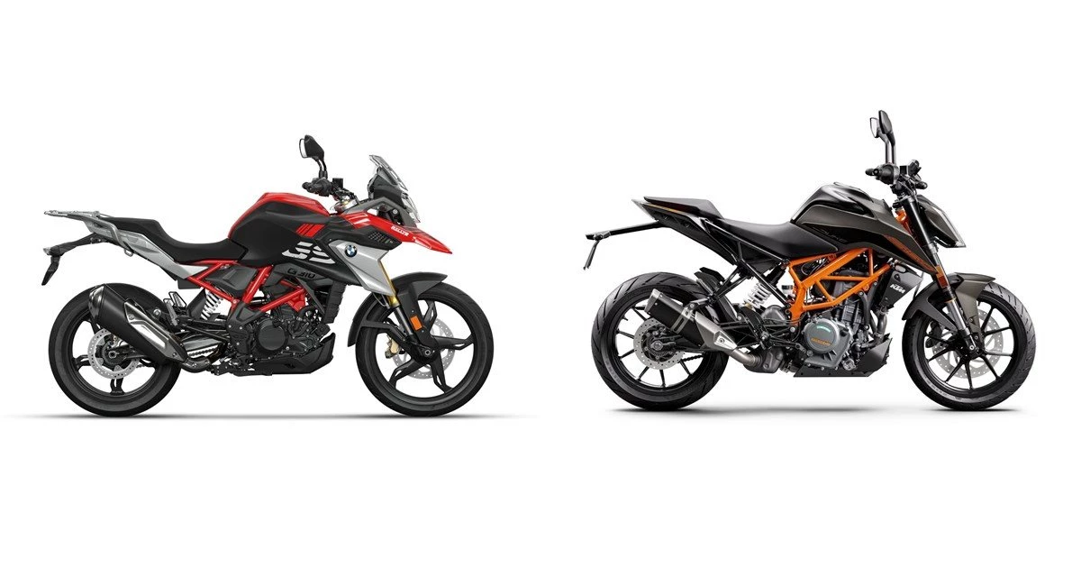 BMW G 310 GS 2024 vs KTM 390 Duke 2023