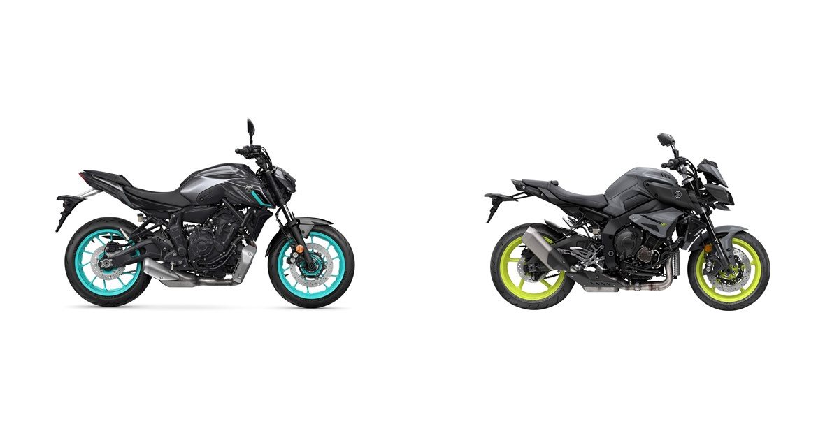 Yamaha MT-07 2024 vs Yamaha MT-10 2018