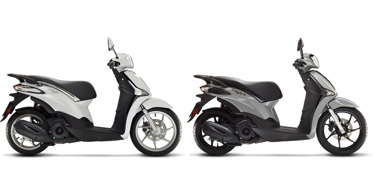 Motorrad Vergleich Piaggio Liberty 125 2024 vs. Piaggio Liberty 125 S 2024