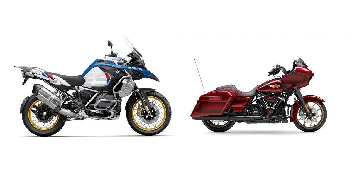 Motorrad Vergleich BMW R 1250 GS Adventure 2020 vs. Harley-Davidson ...