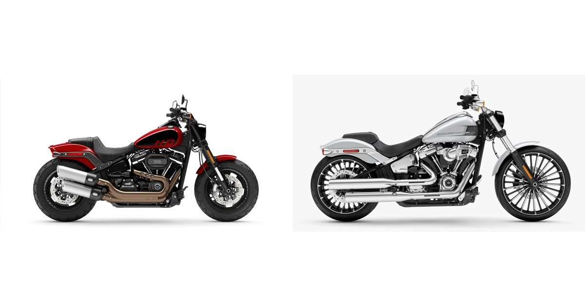 Motorrad Vergleich Harley-Davidson Softail Fat Bob 114 FXFBS 2023 vs ...