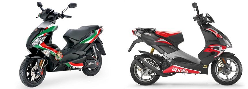 Motorrad Vergleich Motobi Pesaro 2010 vs. Aprilia SR 50 R 2009