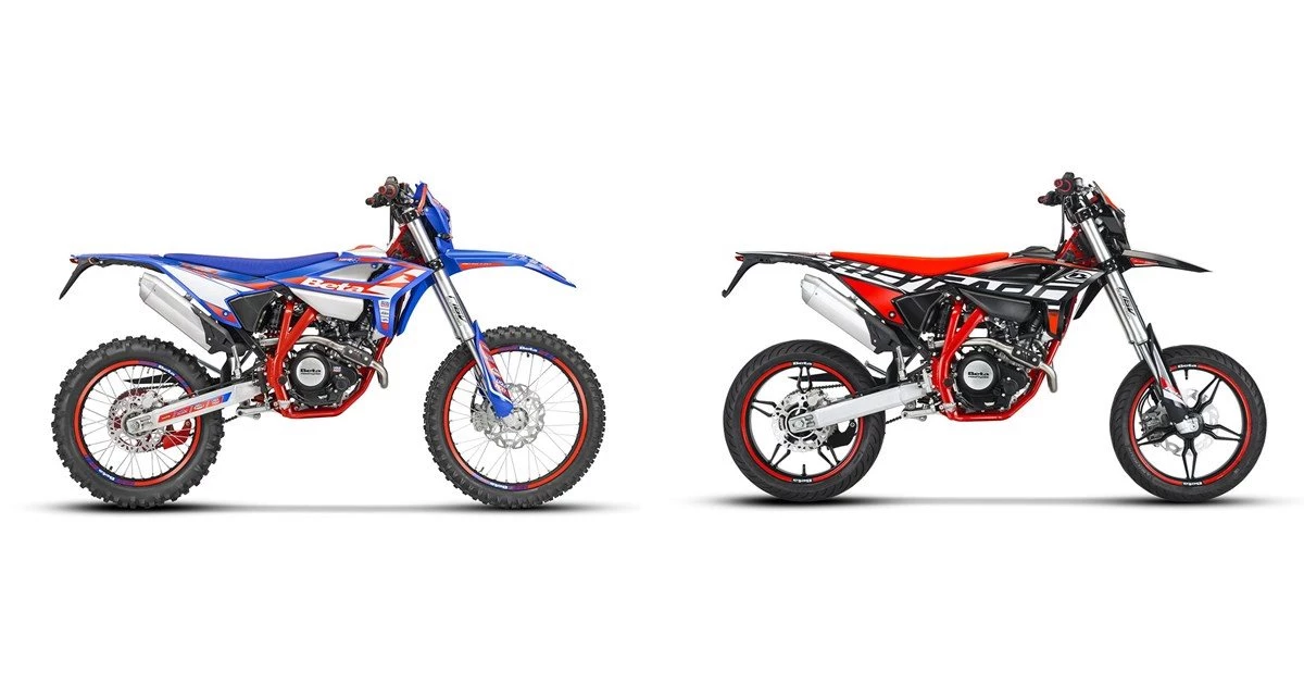 Beta RR 4T 125 R 2024 vs Beta RR Motard 125 4T LC 2022