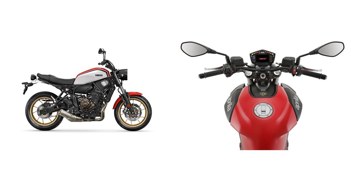 Motorrad Vergleich Yamaha XSR700 2021 vs. Aprilia Shiver 900 2019