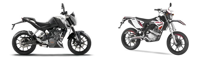 KTM 125 Duke 2012 vs Rieju MRT SM 125 2014