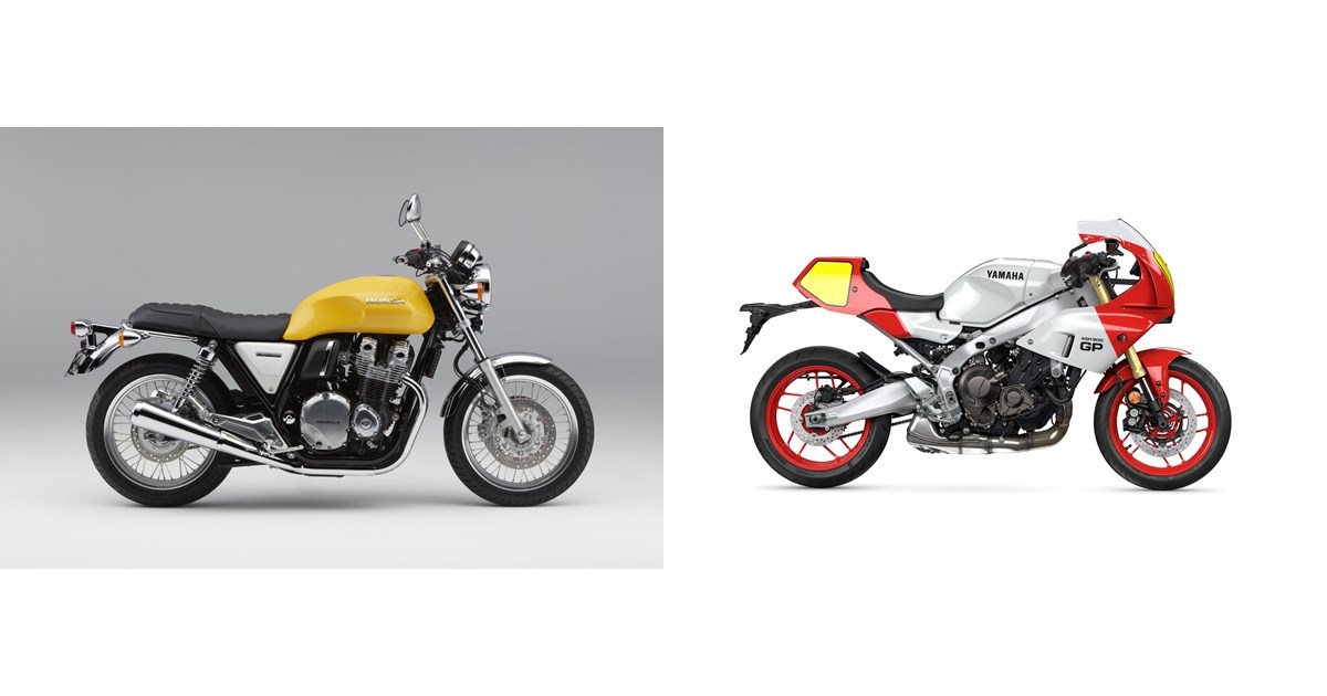 Honda CB1100 EX 2018 vs Yamaha XSR900 GP 2024