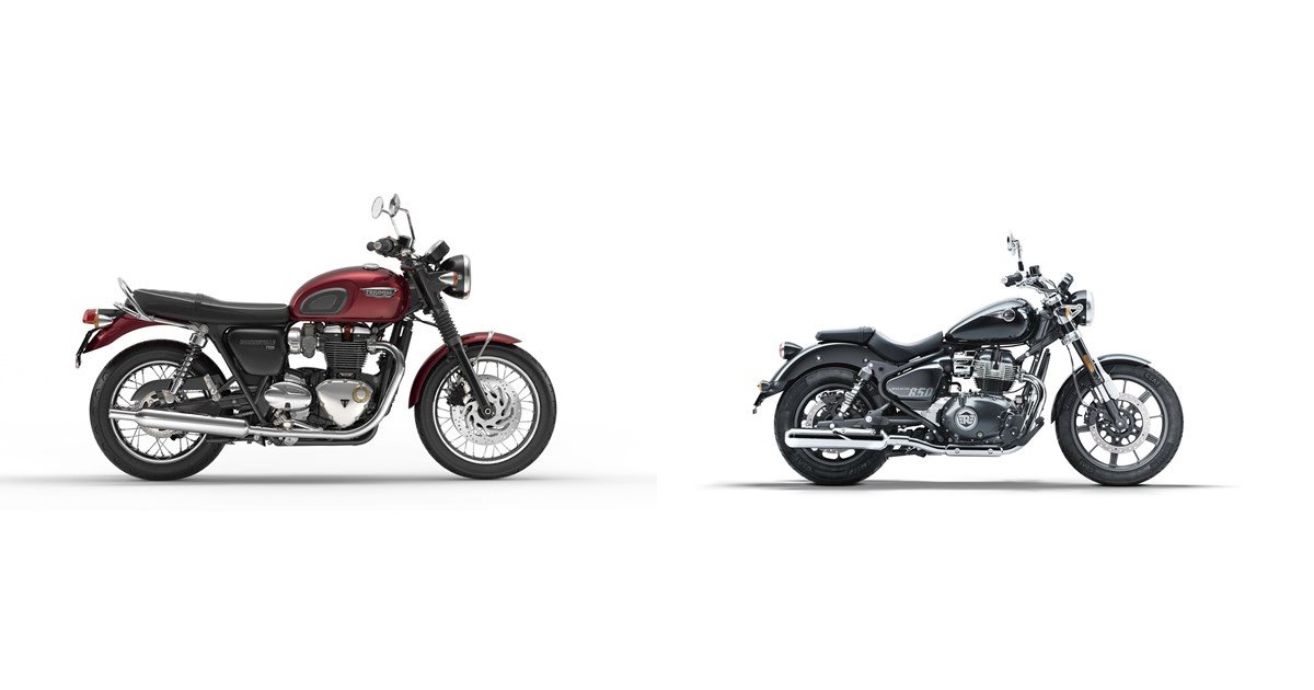 Triumph Bonneville T120 2016 vs Royal Enfield Super Meteor 650 2023