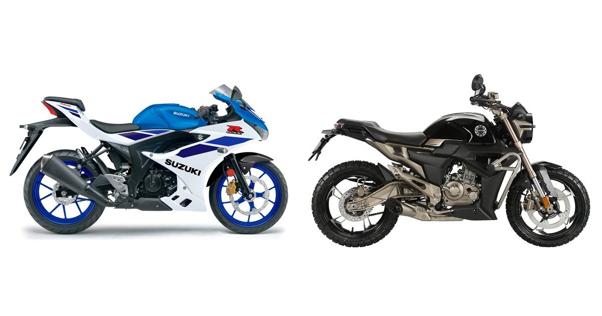 Suzuki GSX-R 125 2024 vs Zontes 125 G1 2021