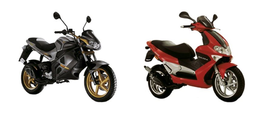 Motorrad Vergleich Gilera DNA 125 2006 vs. Gilera Runner 125 VX 2007