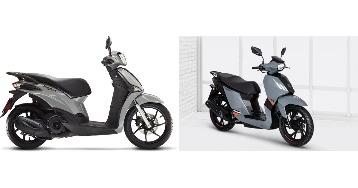 Motorrad Vergleich Piaggio Liberty 125 S 2022 vs. Peugeot Tweet 125 GT 2024