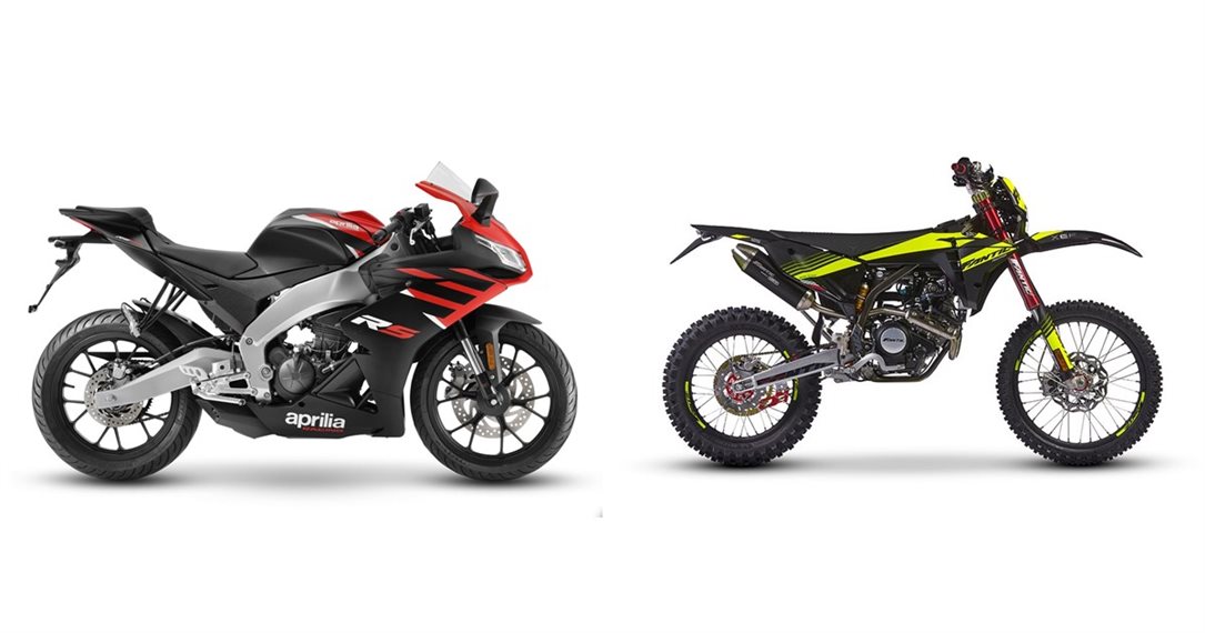 Motorrad Vergleich Aprilia RS 125 2022 vs. Fantic XEF 125 Competition 2023