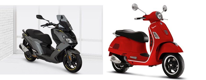 Motorrad Vergleich Peugeot Pulsion 125 GT 2023 vs. Vespa GTS 125 ie Super 2009