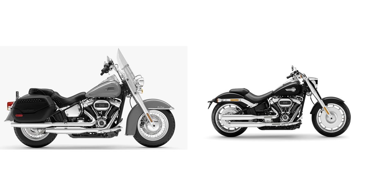 Motorrad Vergleich Harley-Davidson Softail Heritage Classic 114 FLHCS ...