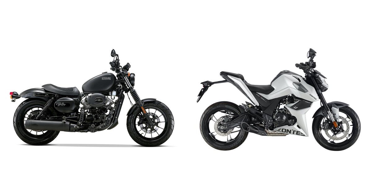 Hyosung GV 300 S Aquila 2024 vs Zontes 125 U 2024
