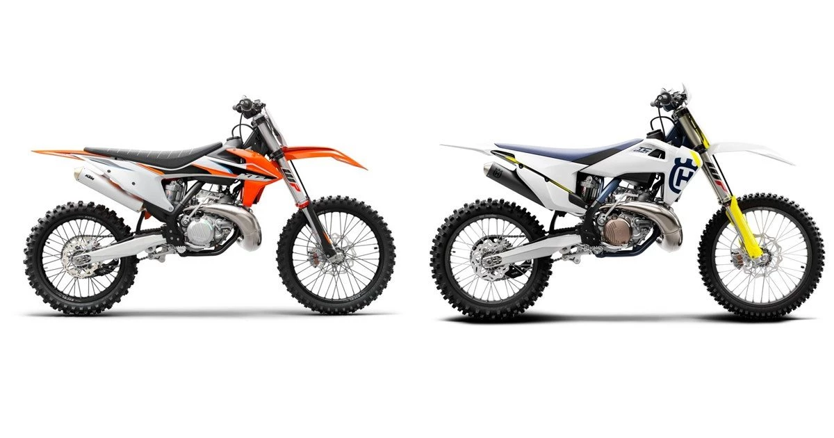 Motorrad Vergleich KTM 250 SX 2021 vs. Husqvarna TC 250 2019