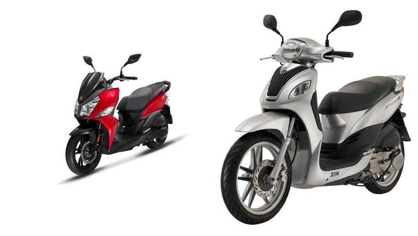 Motorrad Vergleich Sym Jet 14 125 2022 vs. Sym Symphony 125 2013