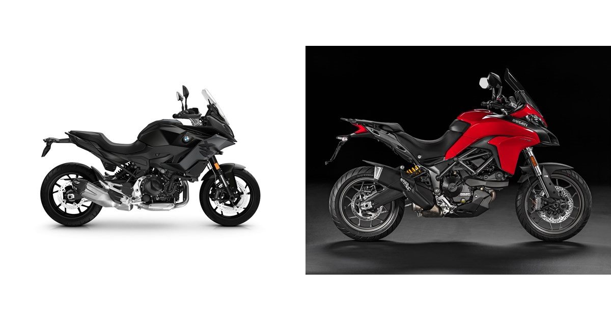 Motorrad Vergleich BMW F 900 XR 2023 vs. Ducati Multistrada 950 2017